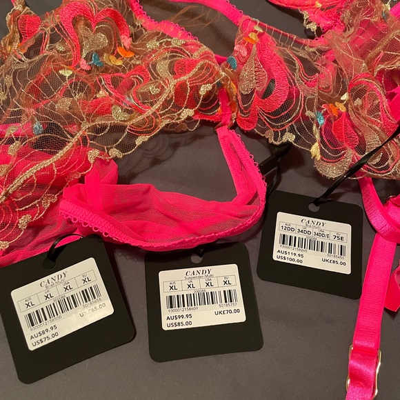 Honey Birdette | Intimates & Sleepwear | Honey Birdette Candy Rainbow ...